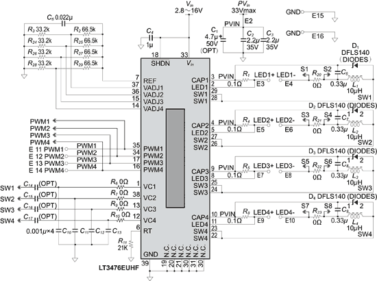 CTIMES- 2007最新LED驅動電路（下） :enable pin,LED,影像處理器,電流控制器,電壓控制器