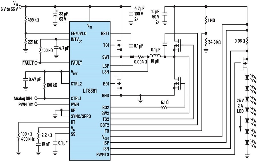 CTIMES- 汽車LED驅動器功率轉換拓撲指南 :LED驅動器,ADI,美商亞德諾