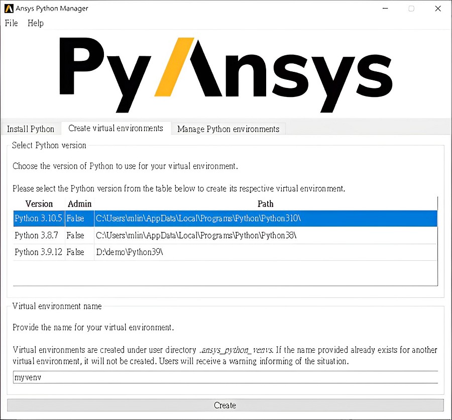 PyANSYS的开发环境配置