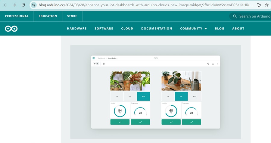 CTIMES- Arduino Cloud：運用圖像小工具 使 IoT專案更吸睛 :Arduino Cloud,VMaker