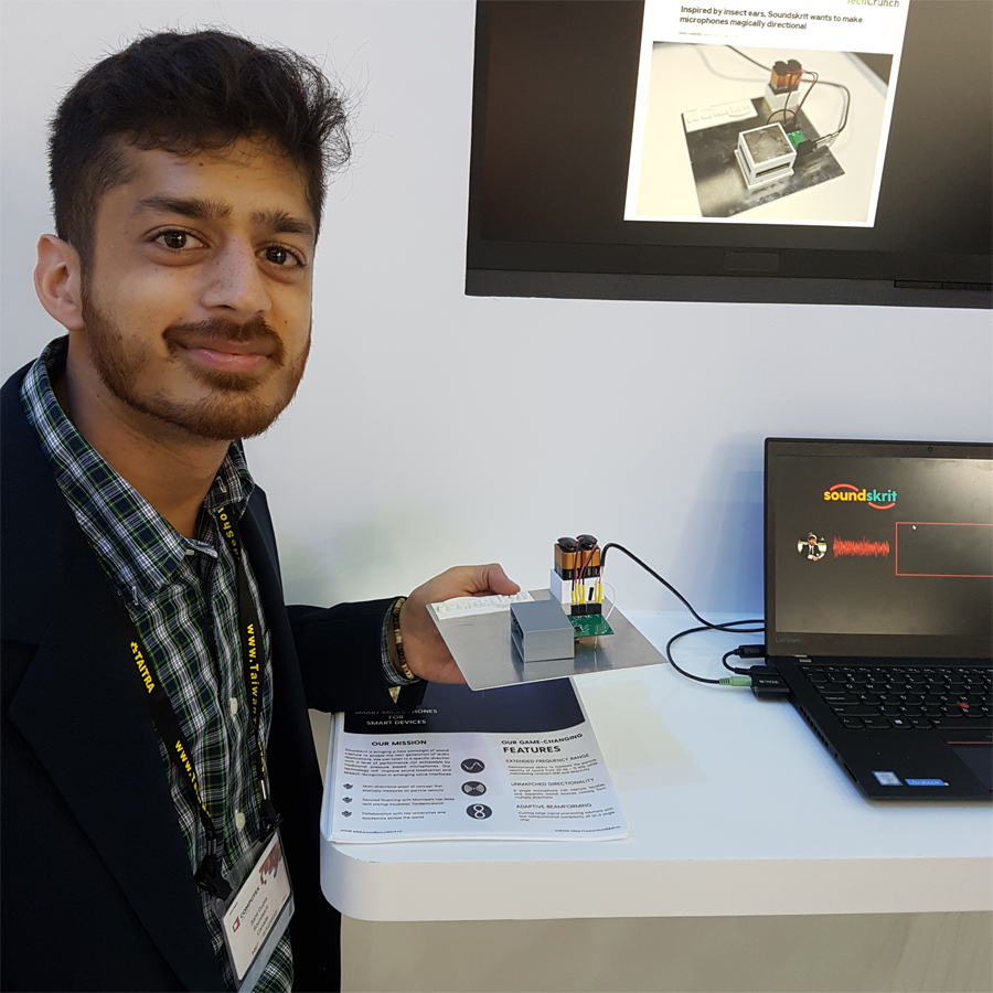 CTIMES/SmartAuto - Garage+展演新创团队 soundskrit能撷取特定方位声音:COMPUTEX,Garage+,Xvisio,soundskrit,CoolSo ...