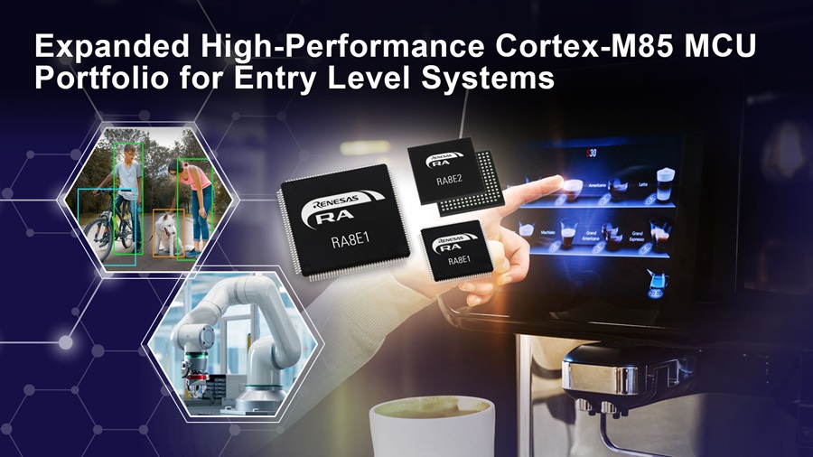 CTIMES/SmartAuto - 瑞薩全新RA8 MCU系列將Arm Cortex-M85處理器高效引入成本敏感應用:MCU,瑞薩電子,Renesas
