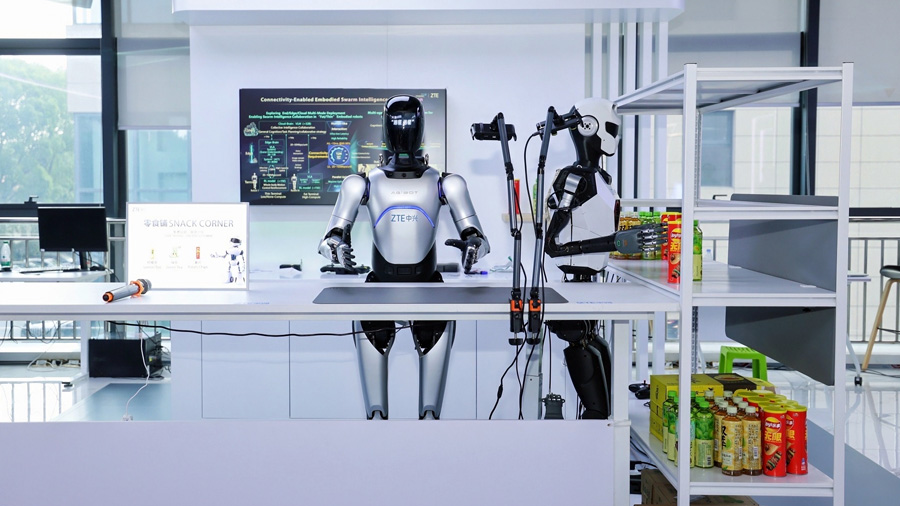 CTIMES/SmartAuto - 中興通訊展示5G通訊機器人 實現跨品牌機器人智慧協同:機器人